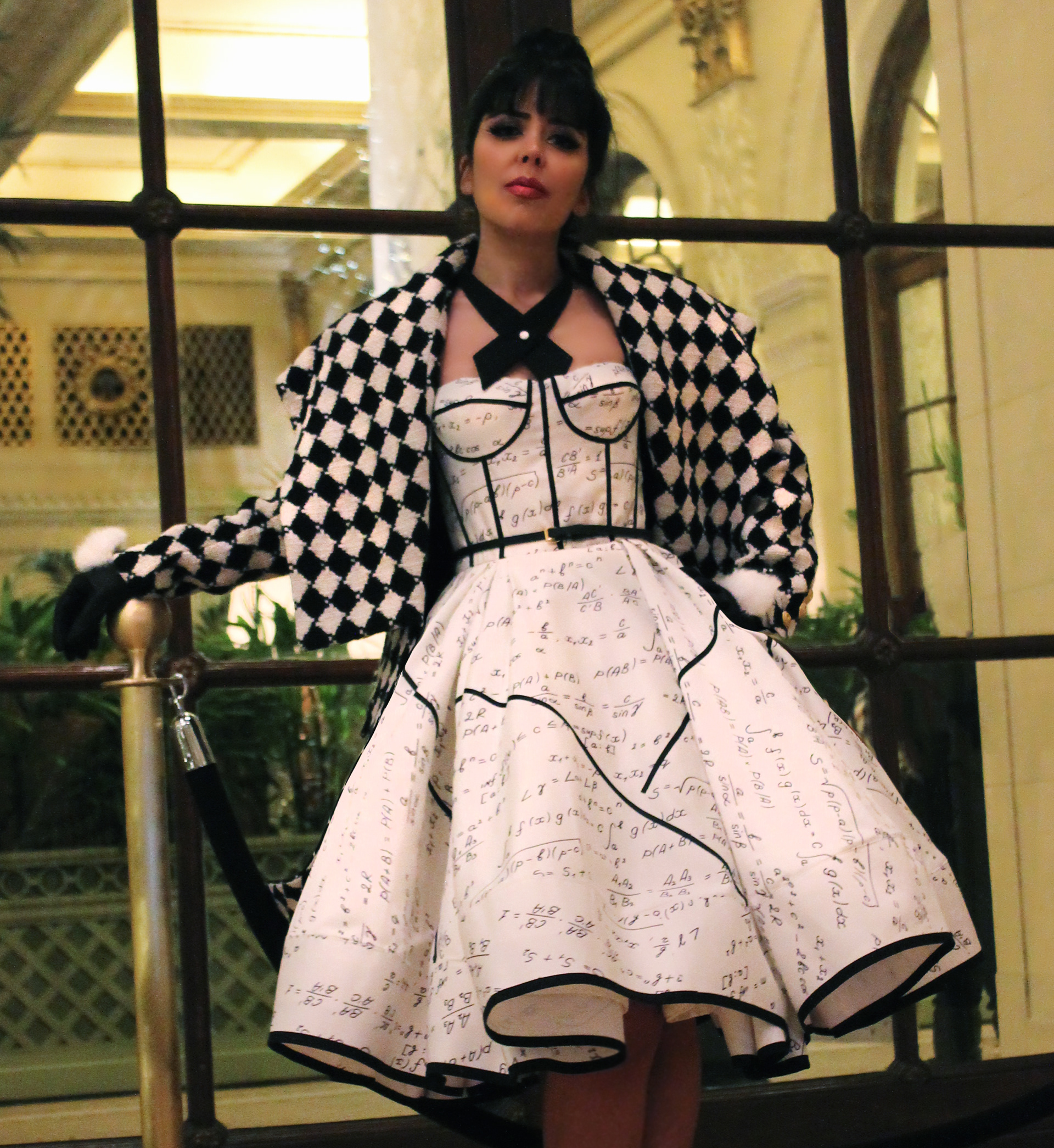 Anoosheh Kalantari - The Algebra Dress from Math is My Freedom collection