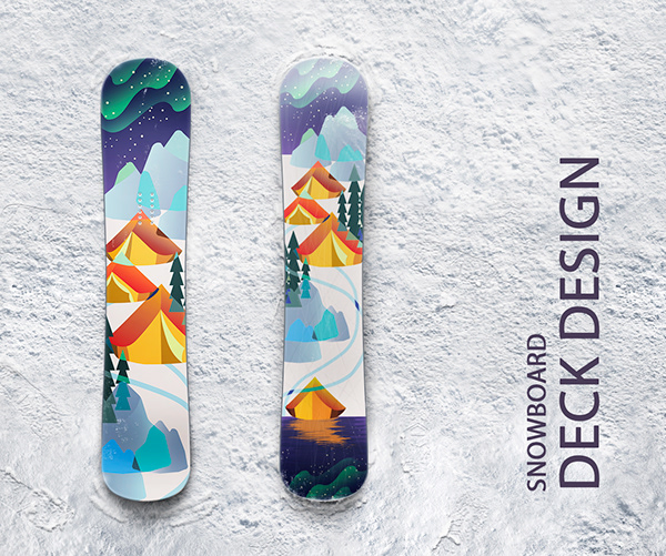 Mufang Cai - Snowboard Deck Design