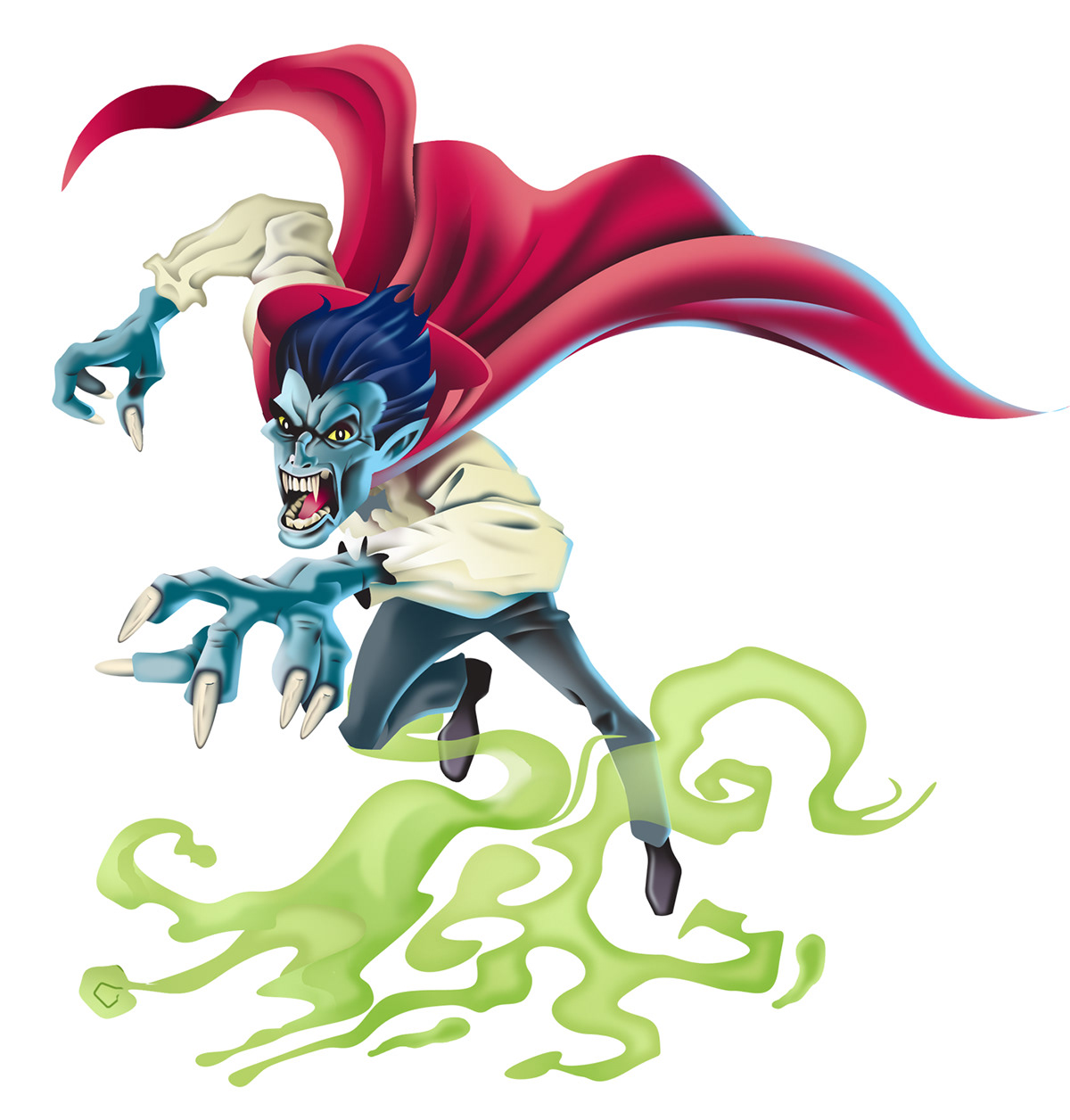 Charlie Hill Illustration - Goosebumps - Vampire