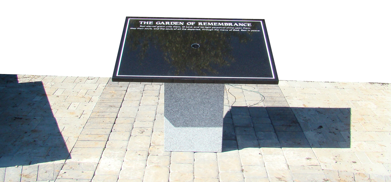 Stone & Structure ...Where Art Intersects - Remembrance Garden Plaque