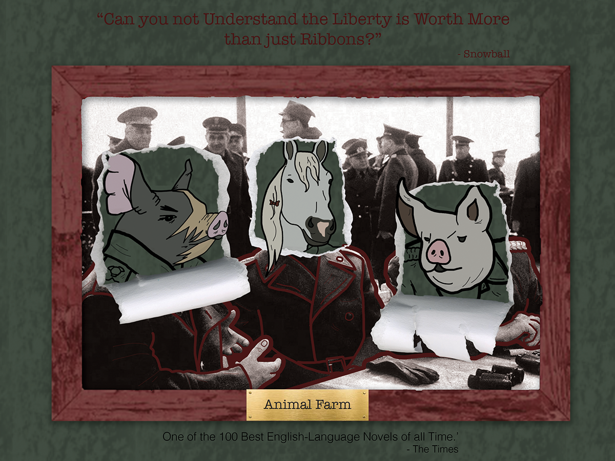 Anxious Bunny - Animal Farm Book Cover