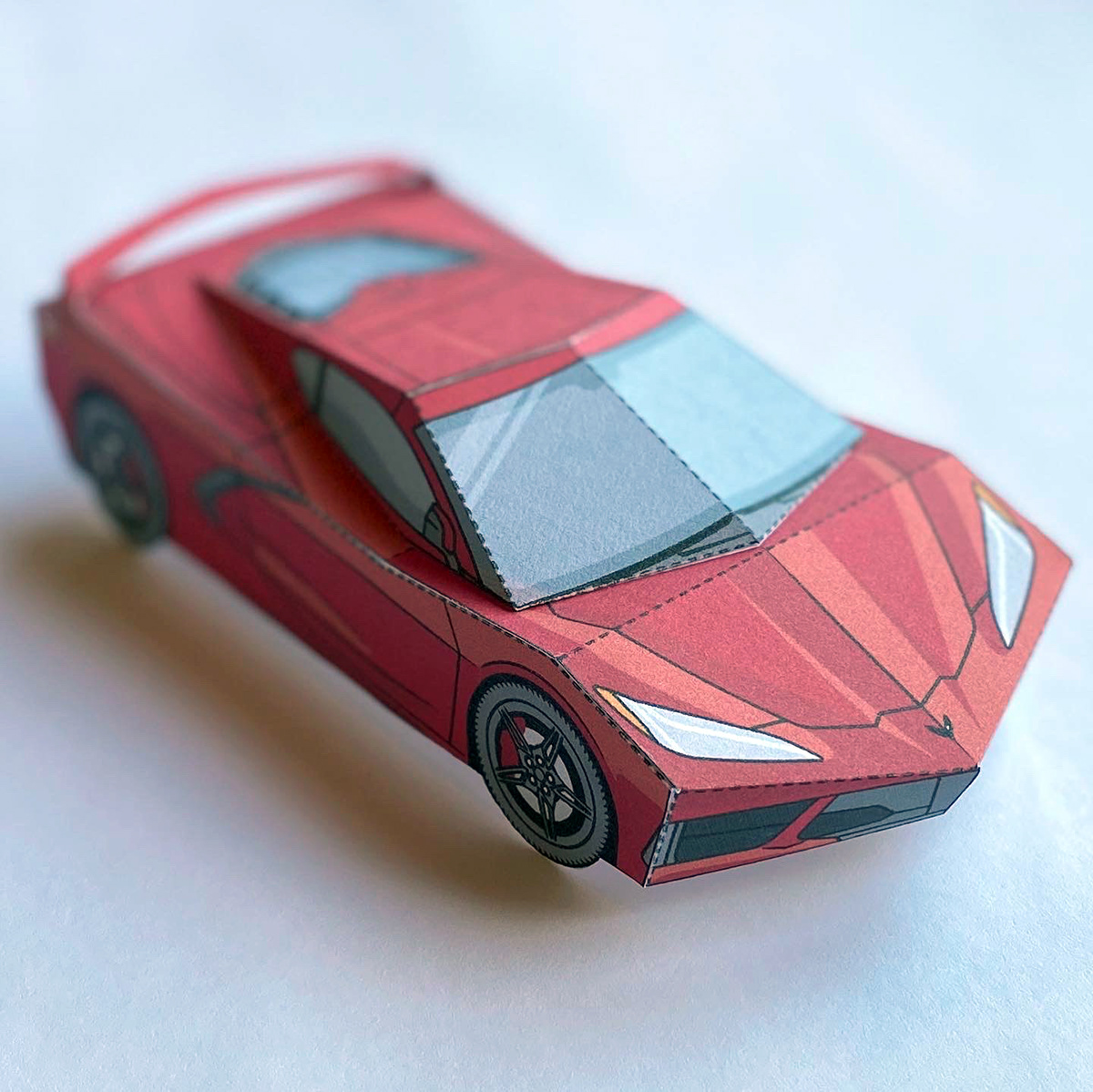 Chris Philpot - C8 Corvette Paper Craft