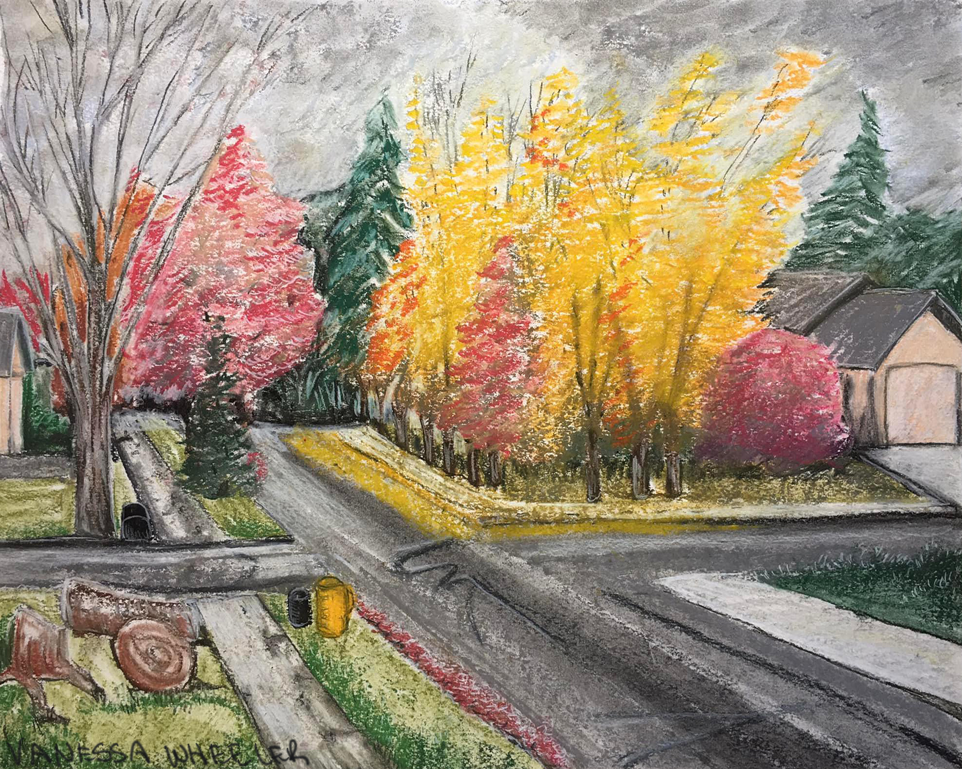 Vanessa Wheeler - Fall Street Pastels