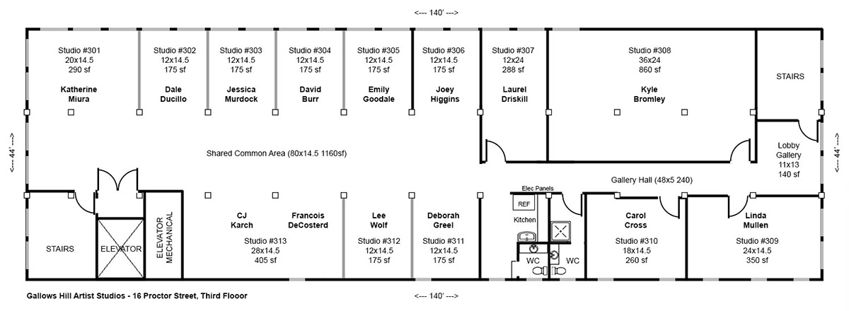 Gallows Hill Artist Studios - Studios