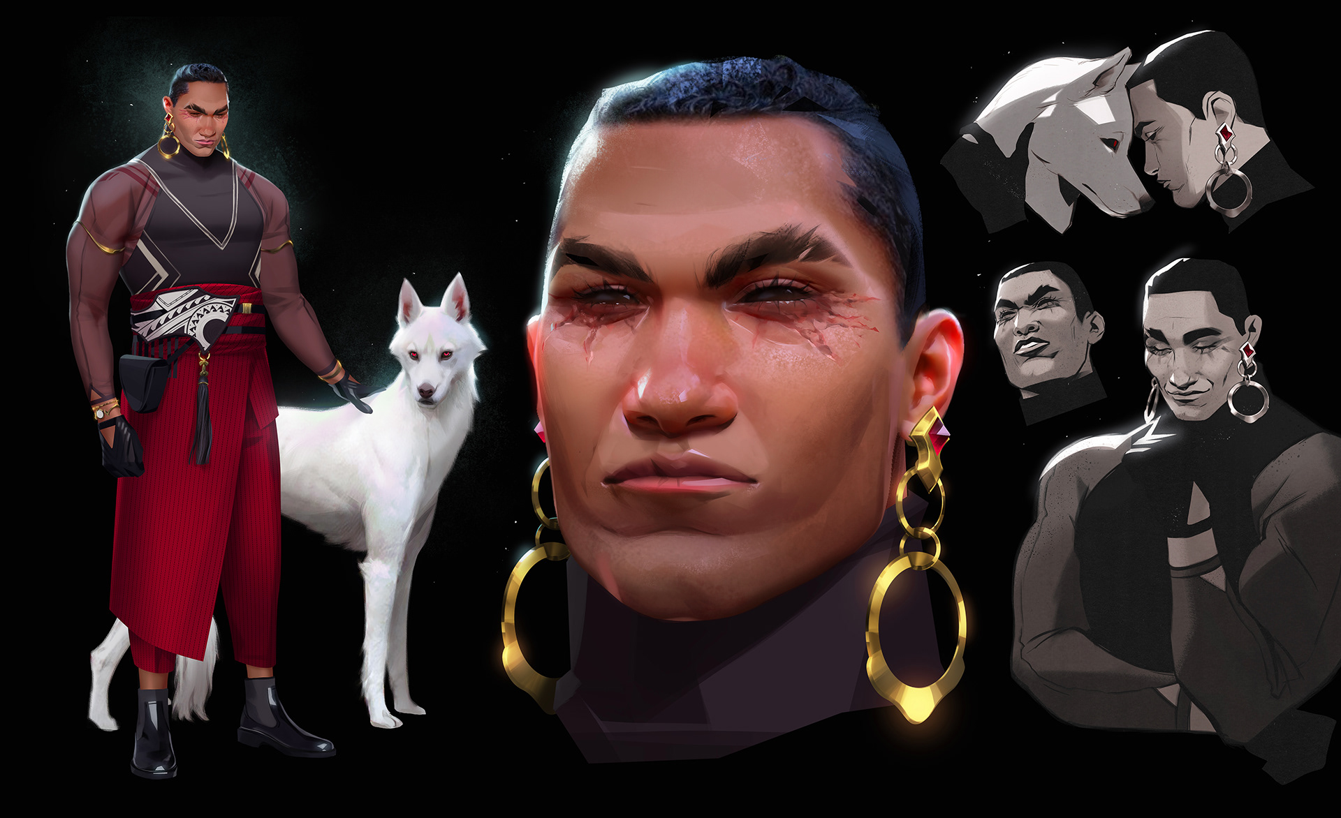 Sasha Tudvaseva Art - Vampire mafia bosses