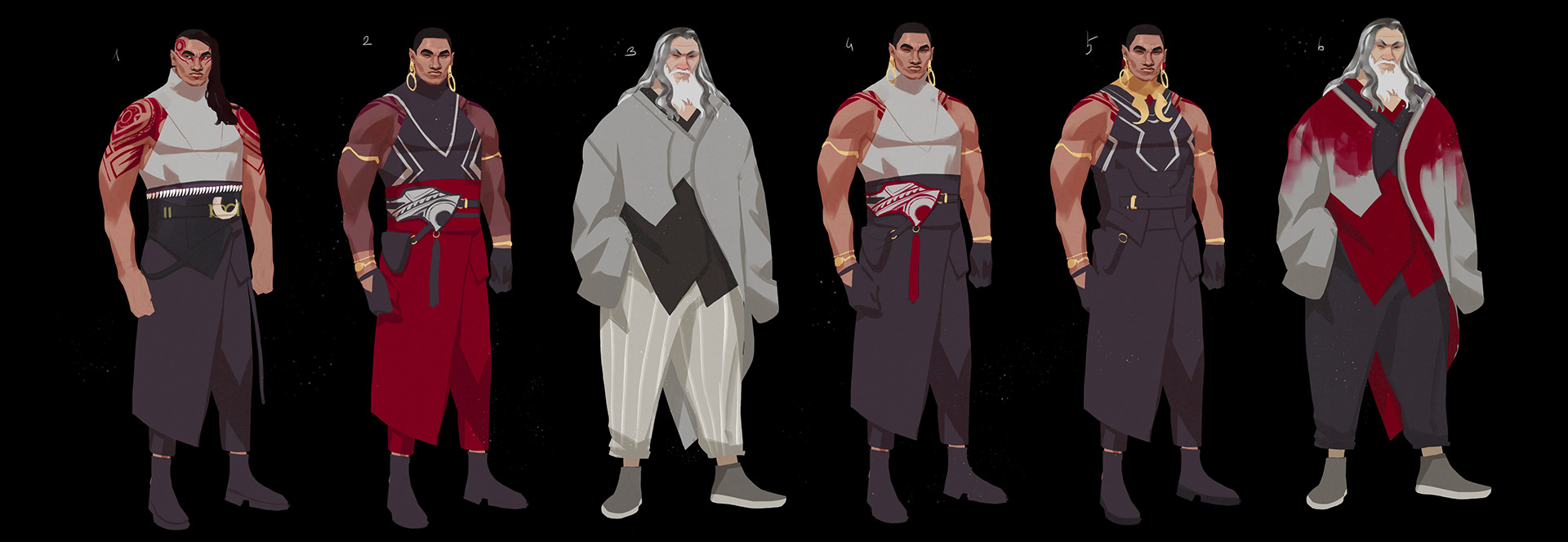 Sasha Tudvaseva Art - Vampire mafia bosses