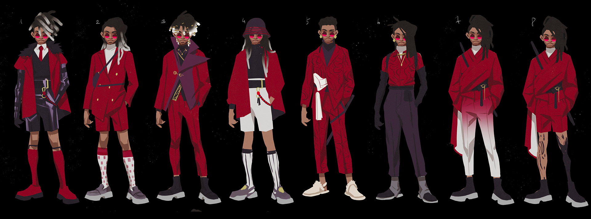 Sasha Tudvaseva Art - Vampire mafia bosses