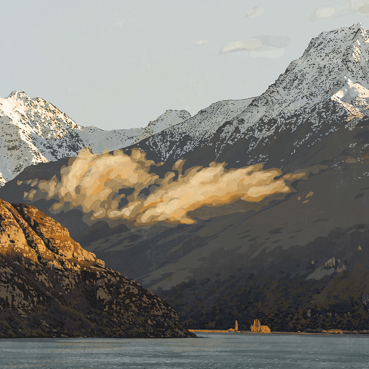 Artwork by Emma-Kate Moore | studioEKM - New Zealand Landscapes