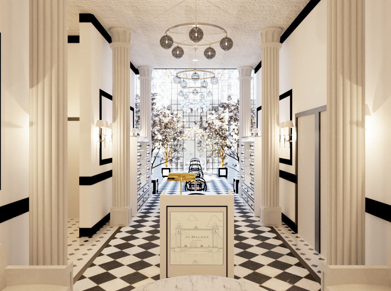 CRYSTAL MARTIN GRADUATE PORTFOLIO - JO MALONE TEAROOM, LONDON