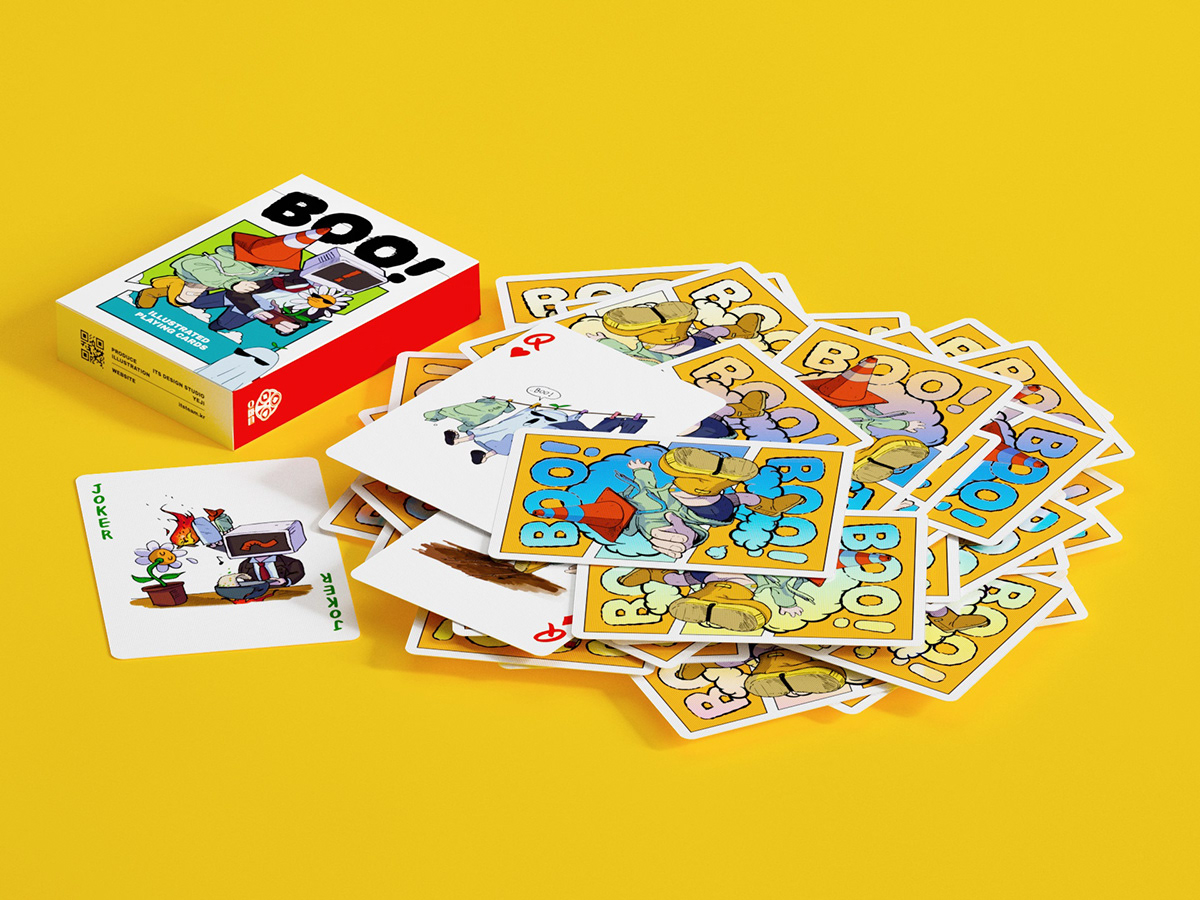 ITS Design Studio - Boo! Playing cards