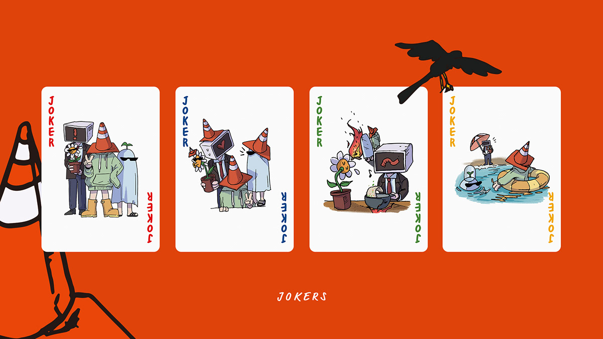ITS Design Studio - Boo! Playing cards
