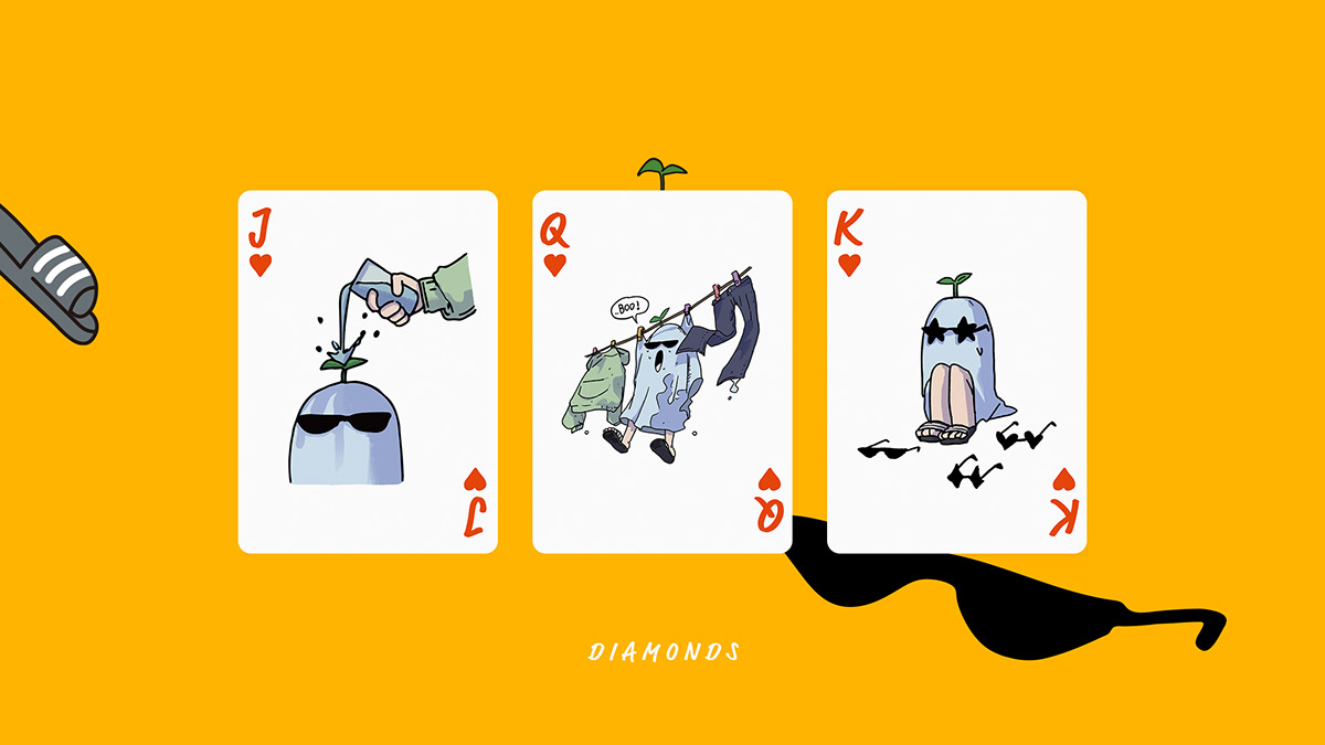 ITS Design Studio - Boo! Playing cards