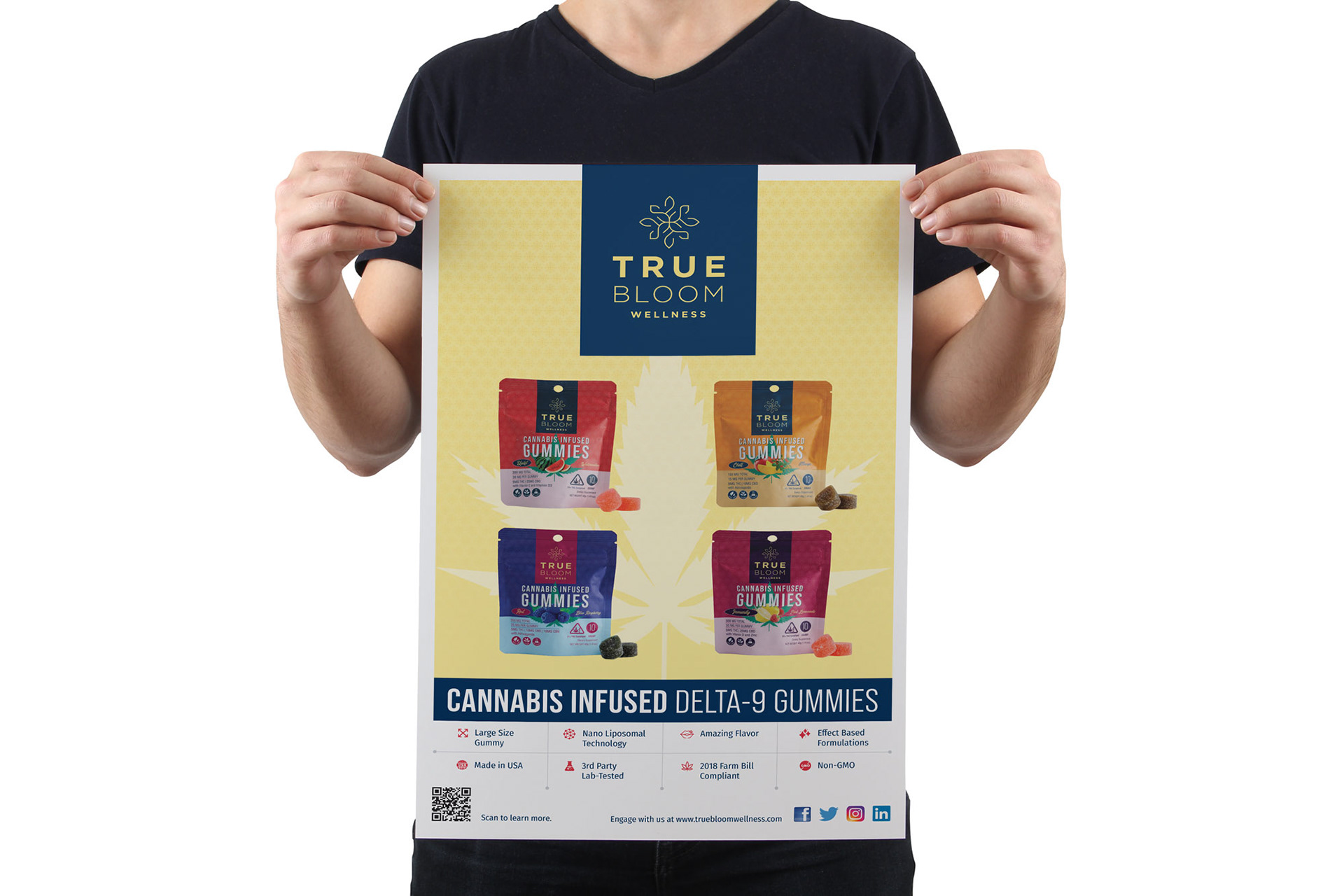 Green Eyes Design Studio - True Bloom Wellness Cannabis Brand