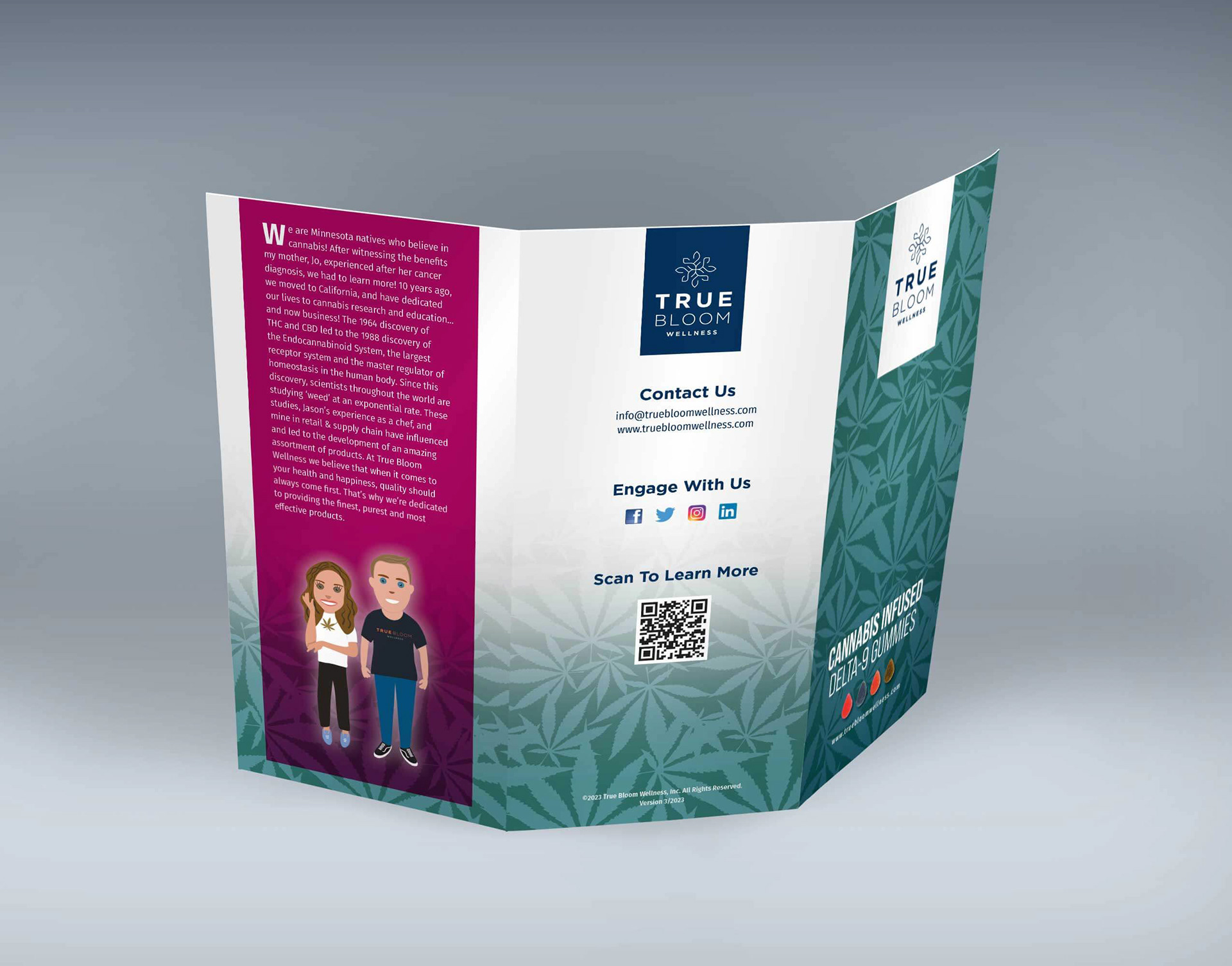 Green Eyes Design Studio - True Bloom Wellness Cannabis Brand