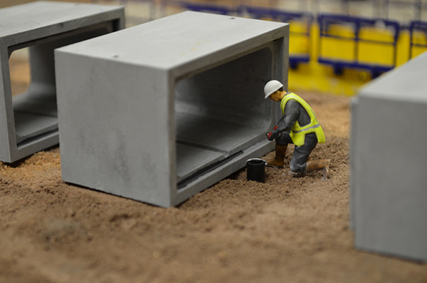 David Riley Model Making - Howard Civil Engineering Construction Site Model