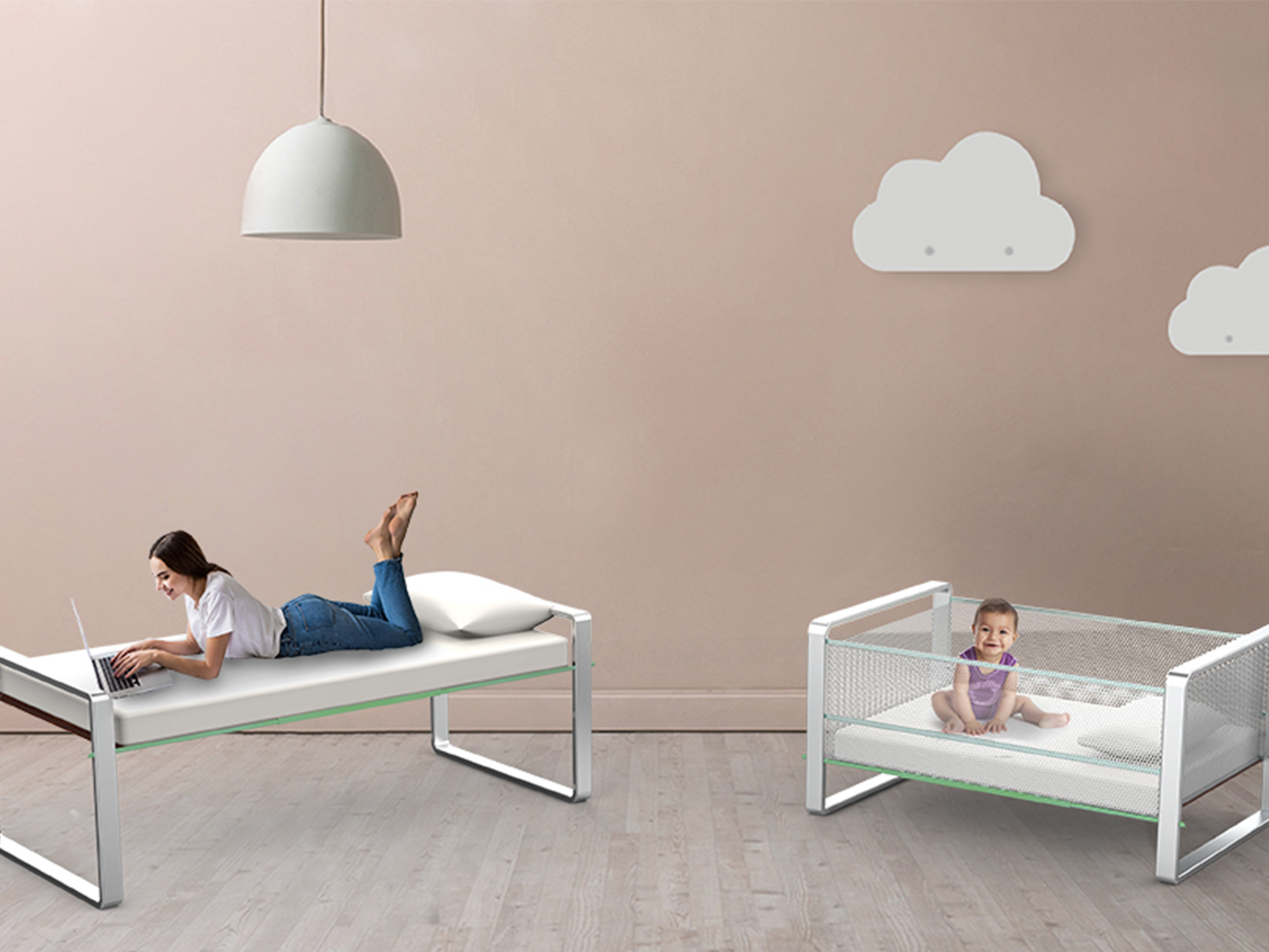 kristen tapping - Somnum: Modular bed frame