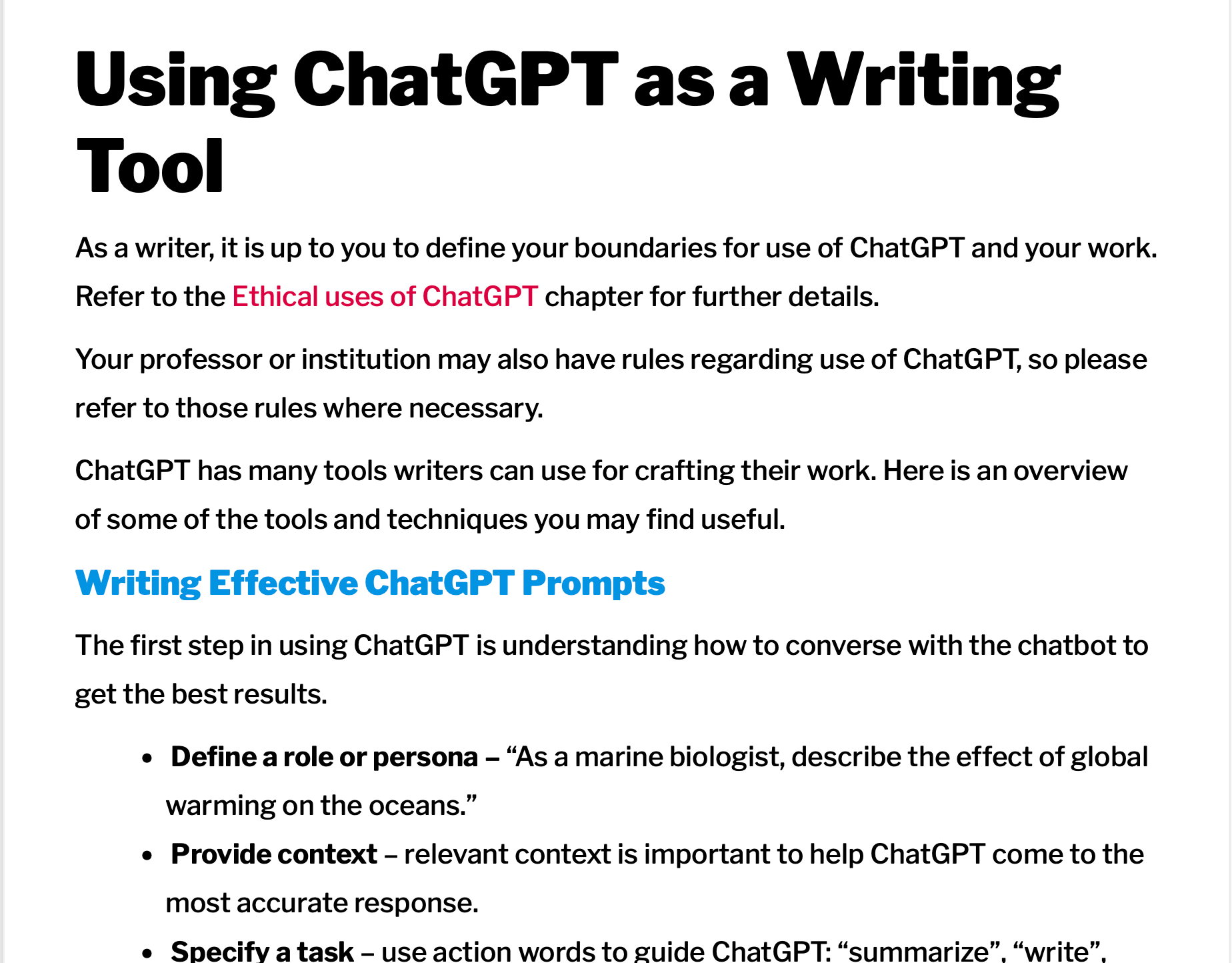 Matt Qualls - Instructional Guide - ChatGPT