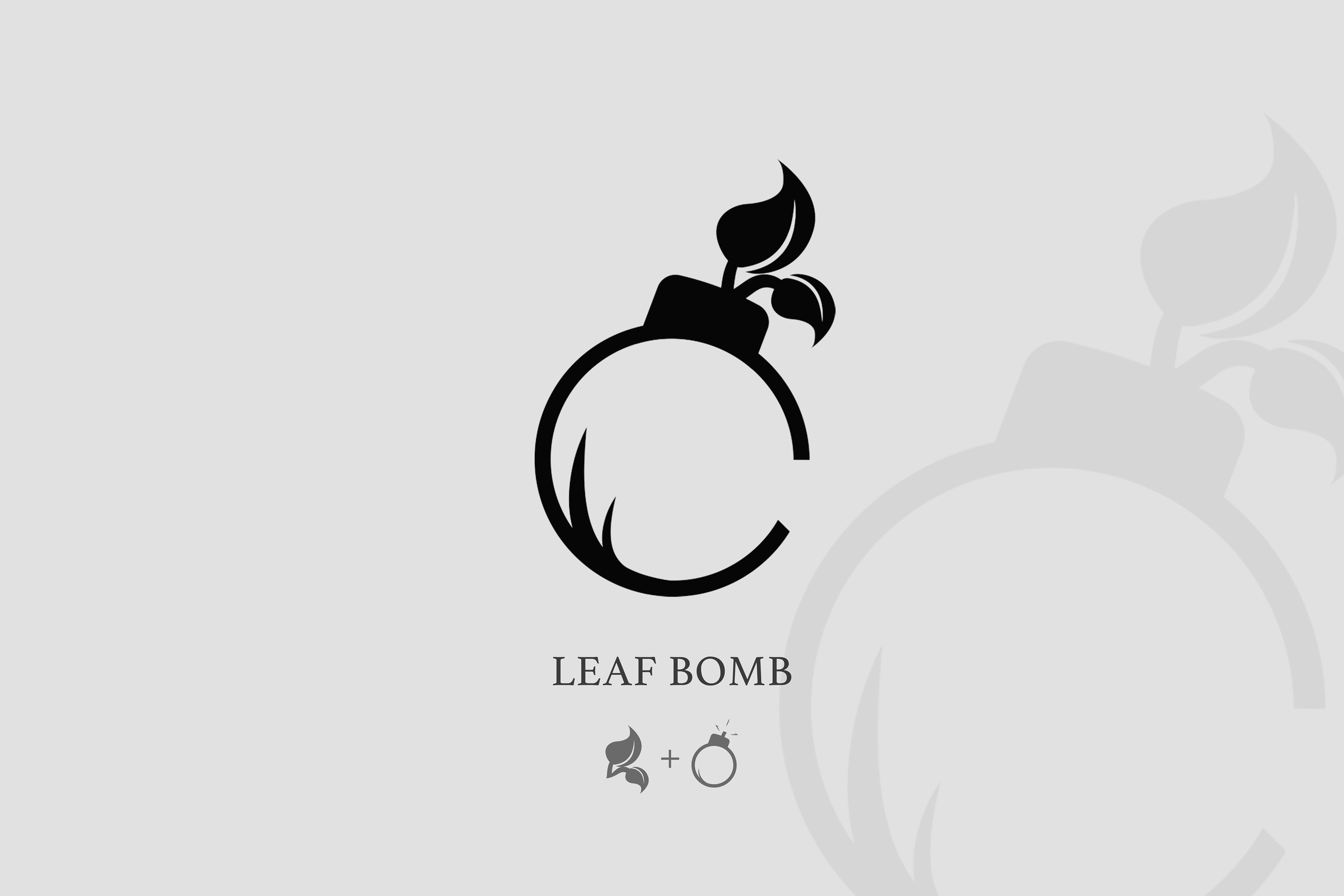 JagRaw - Leaf Bomb Logo and Branding