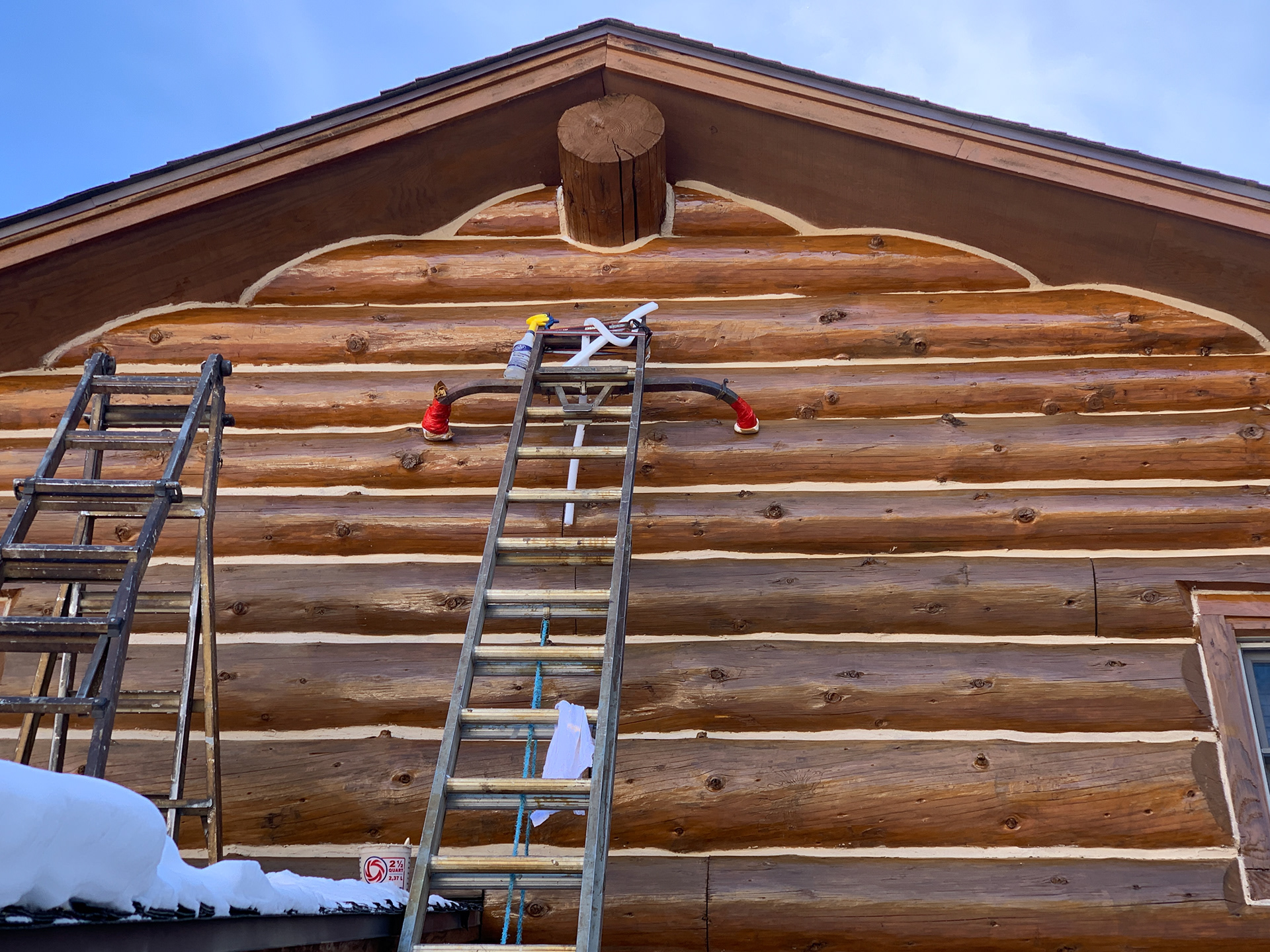 Log Home Restoration Colorado - Custom Log Home Restoration