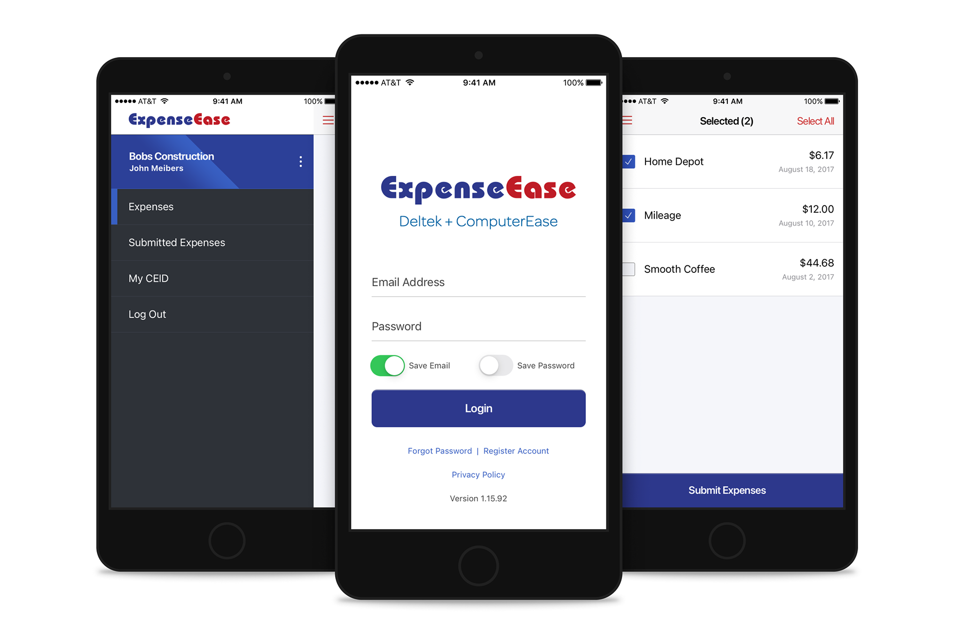 Bryan Zivich • Product Designer - ExpenseEase