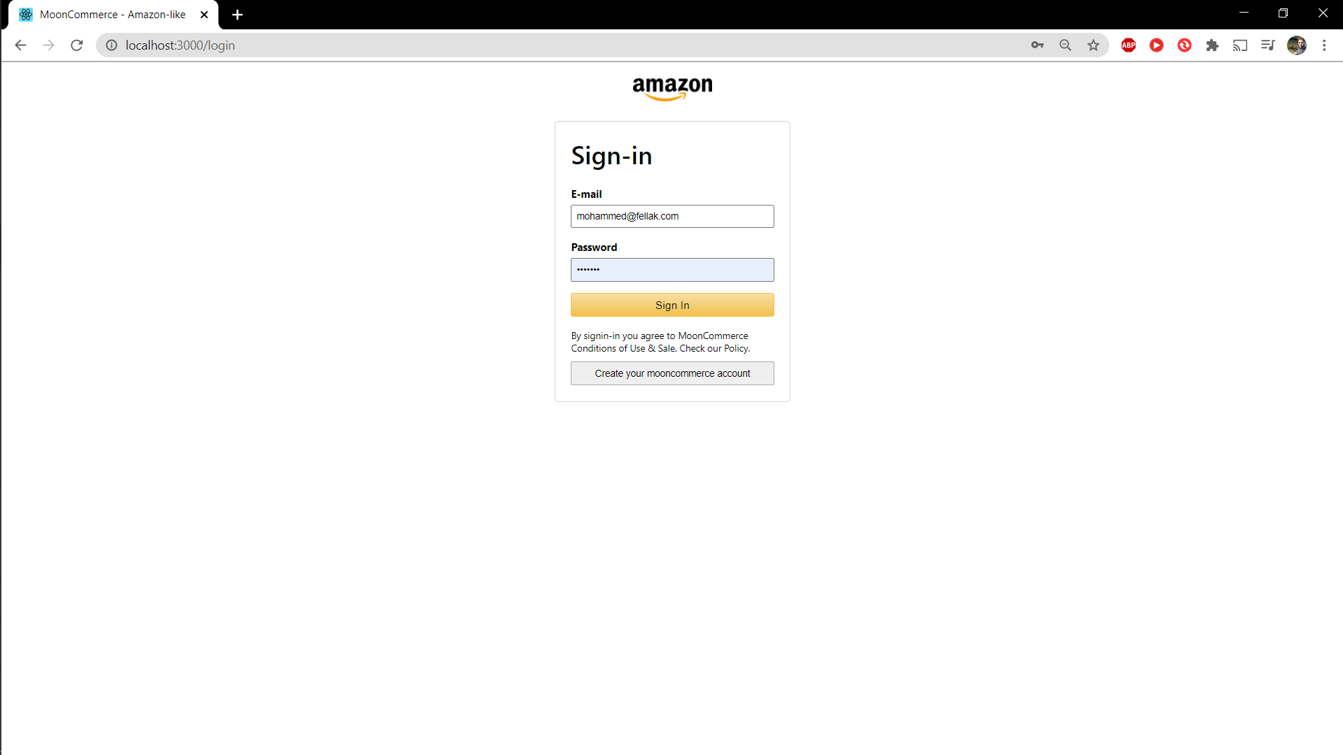 Mohammed Fellak Portfolio - Amazon Clone Mohammed Fellak Portfolio - Amazon Clone