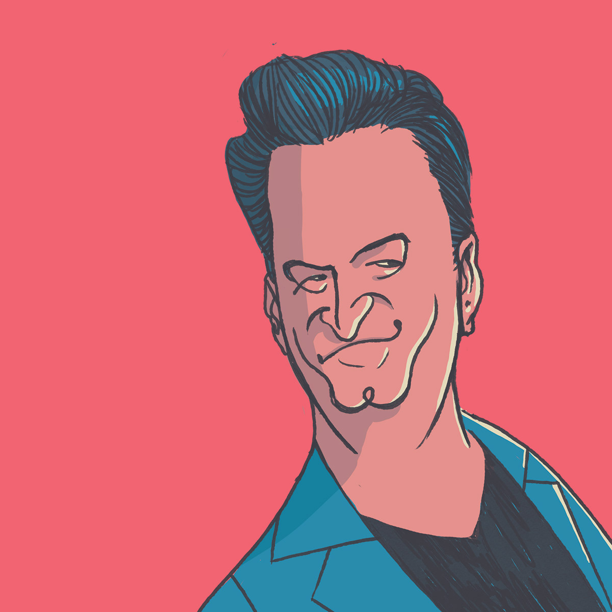 Emanuel Wiemans: Illustration, animation and storyboards - Matthew Perry