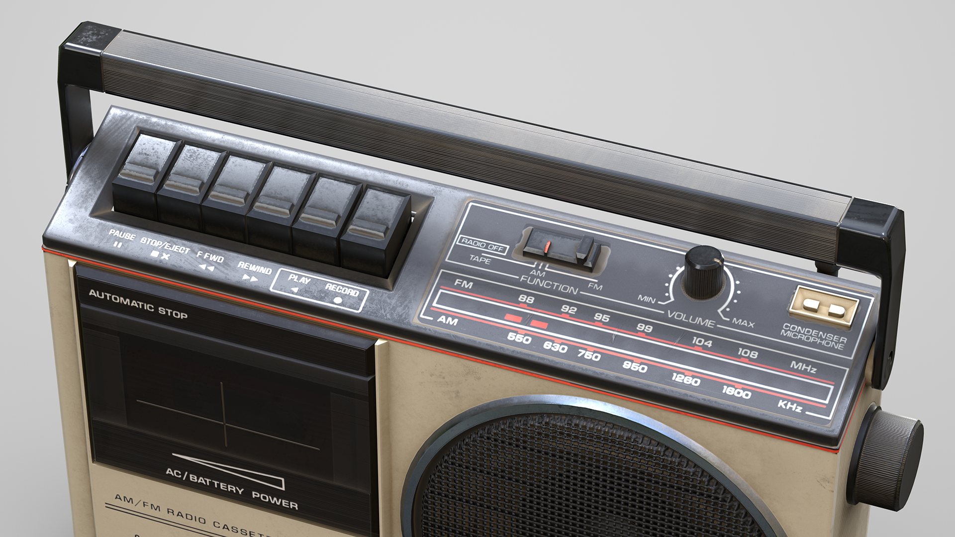 Strazdins Design • North York, ON - General Electric AM/FM Cassette ...