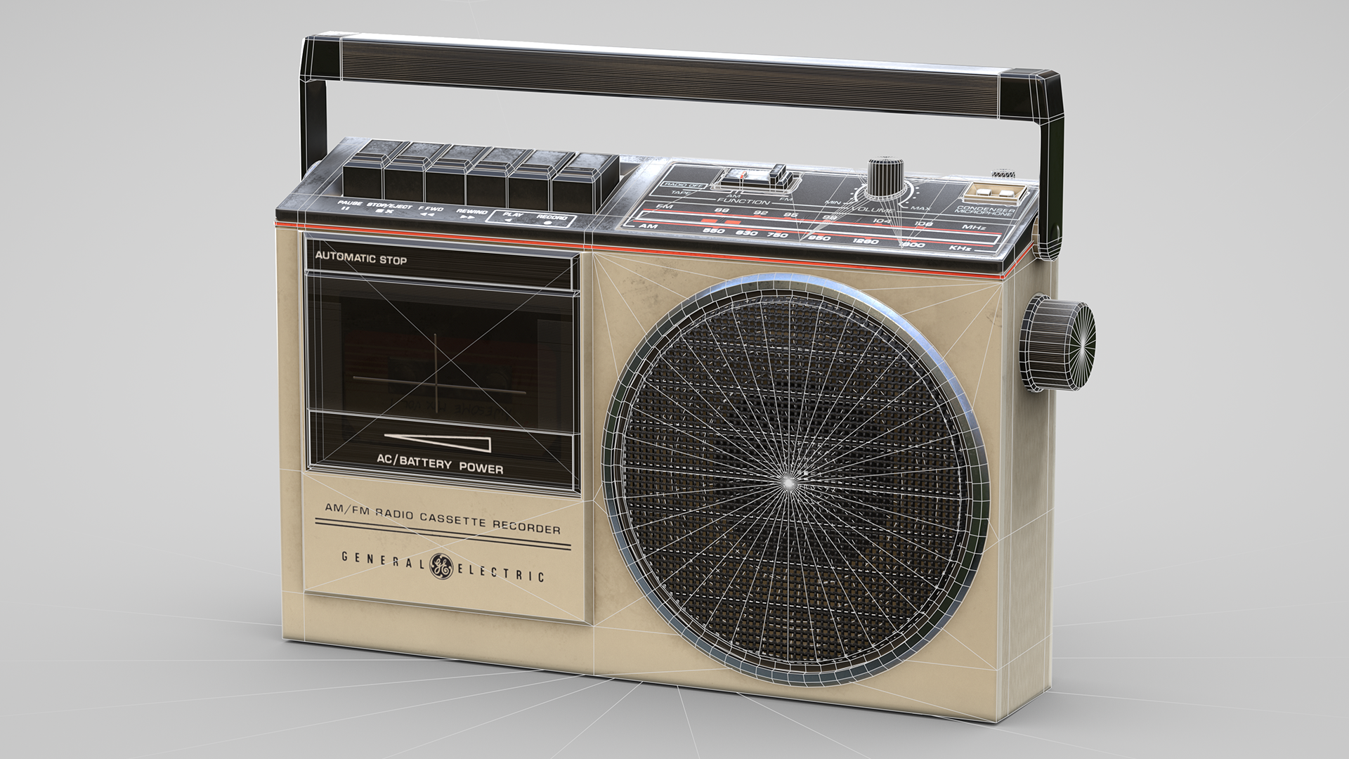 Strazdins Design • North York, ON - General Electric AM/FM Cassette ...