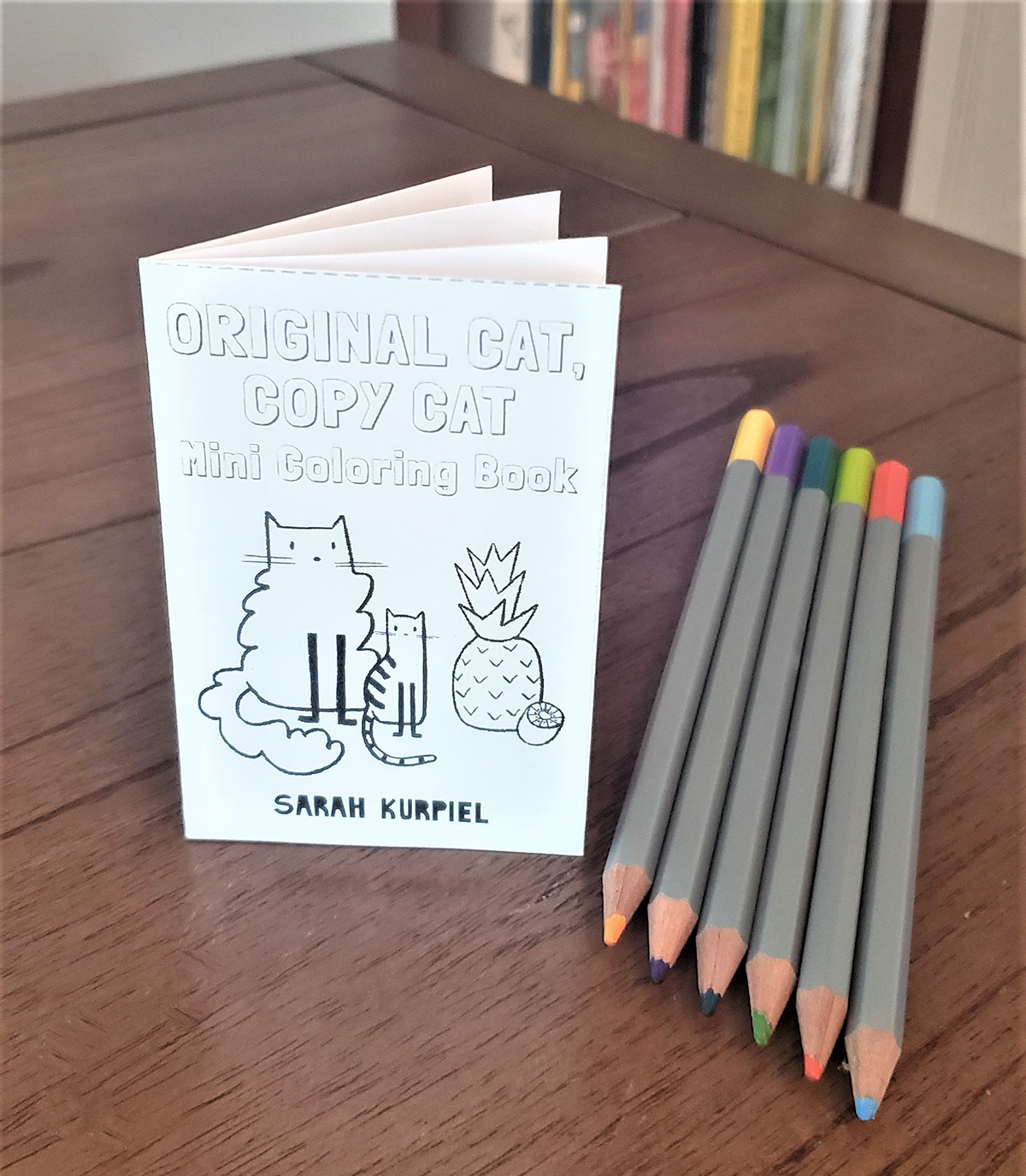 Sarah Kurpiel Illustration - ORIGINAL CAT Mini Coloring Book