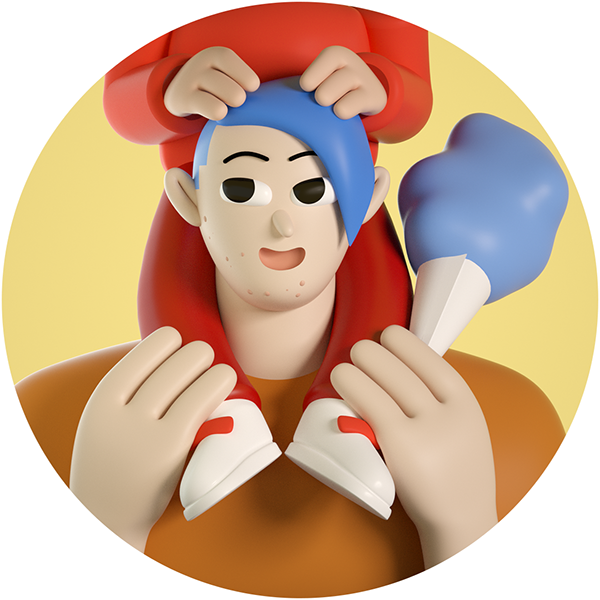 Janet Mac - 3D Illustration & Animation - Google Avatar Project