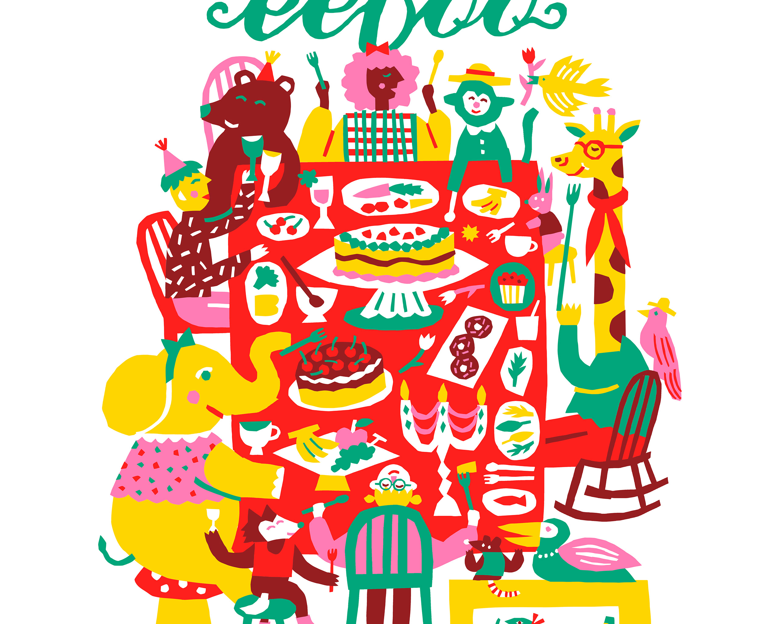 Illustration by Asahi Nagata - Lucy and Yak x Asahi Nagata