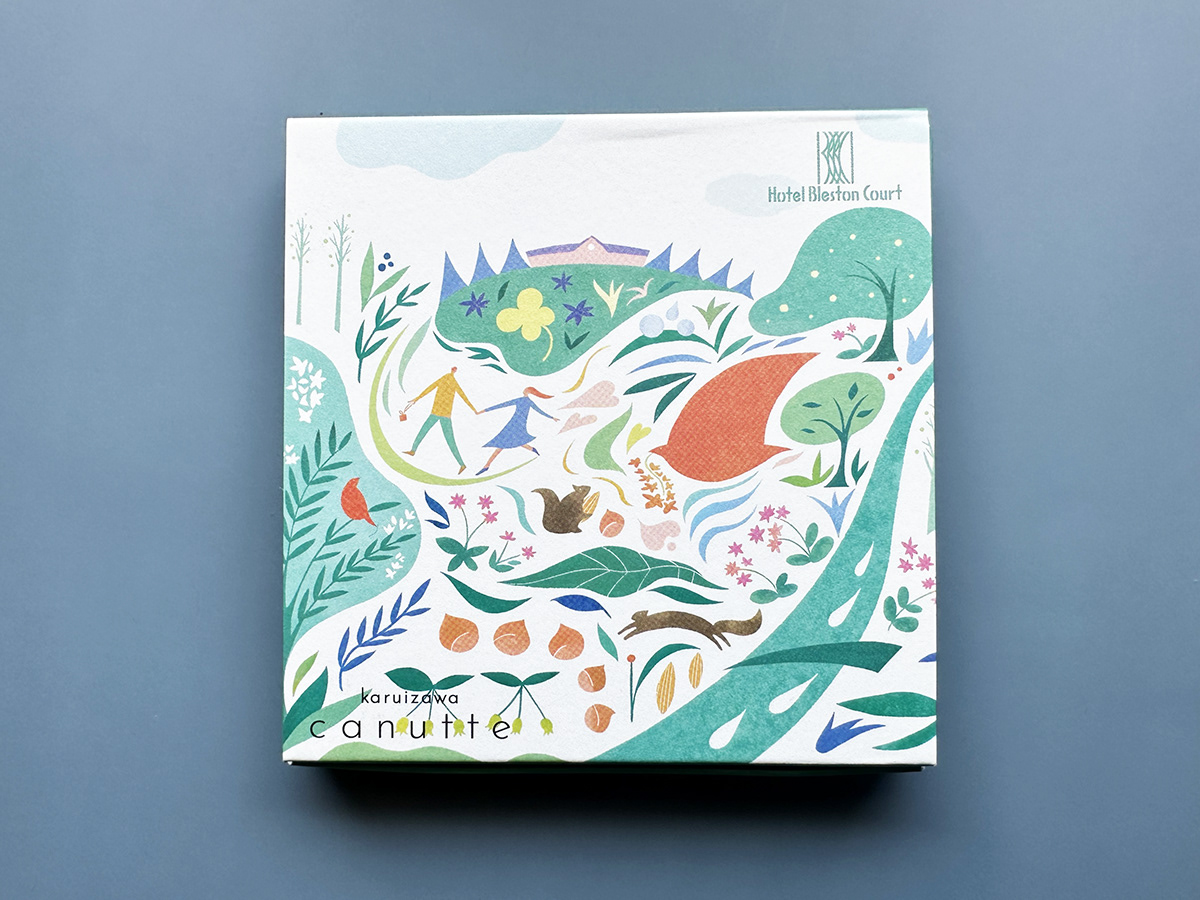 MIKI HANYU Portfolio - illustrations for Karuizawa Hotel Bleston Court