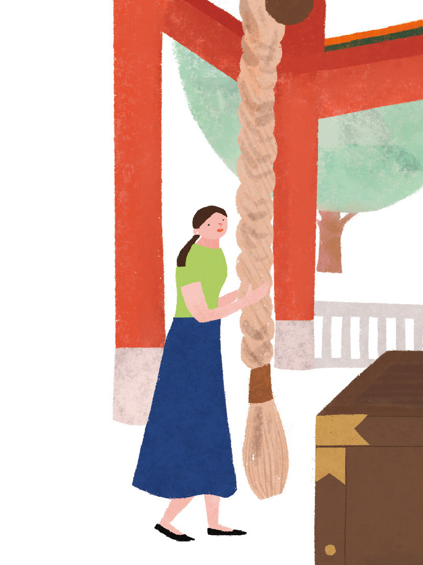 MIKI HANYU Portfolio - illustrations for Japanese lifestyle magazine