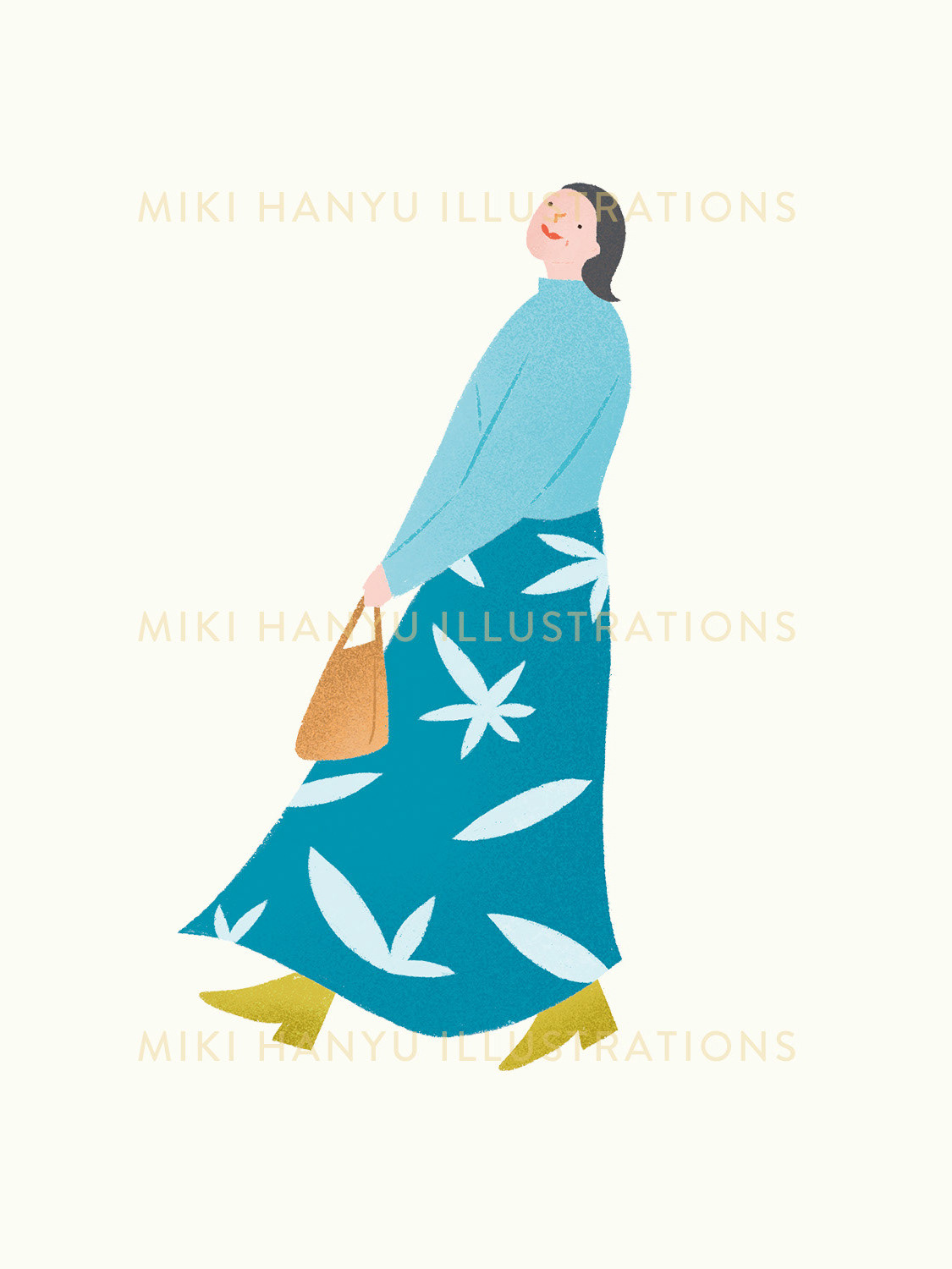 MIKI HANYU Portfolio - illustrations for Japanese lifestyle magazine