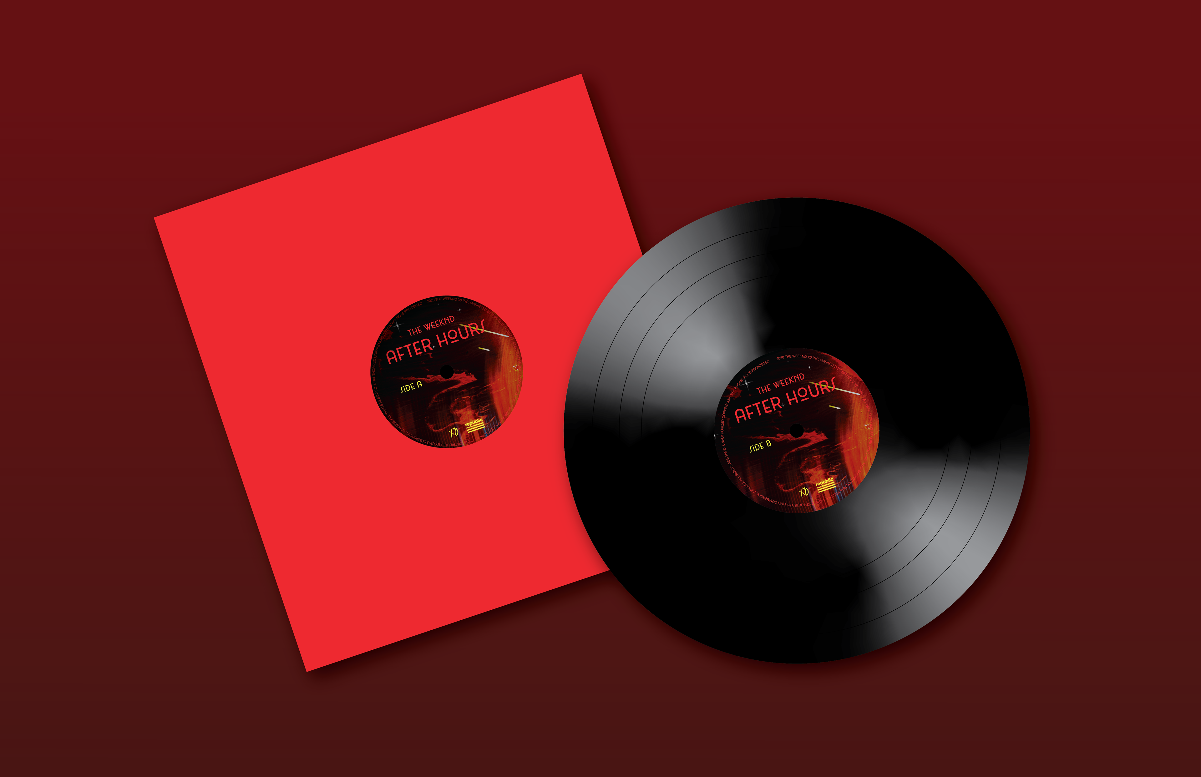 Drea Edith Designs - The Weeknd Vinyl