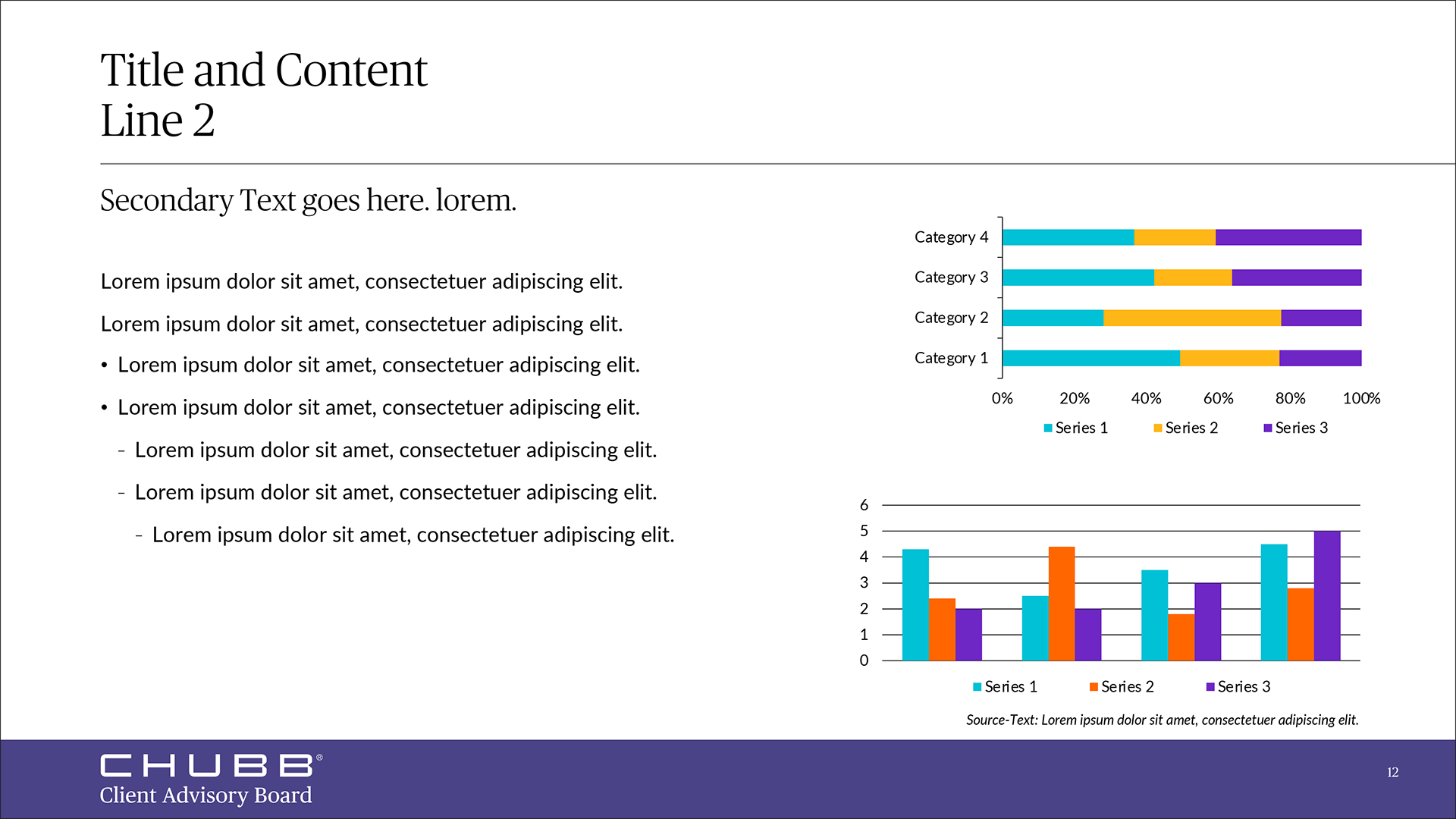 Judy Elchin - Chubb Client Advisory Board Slide Template