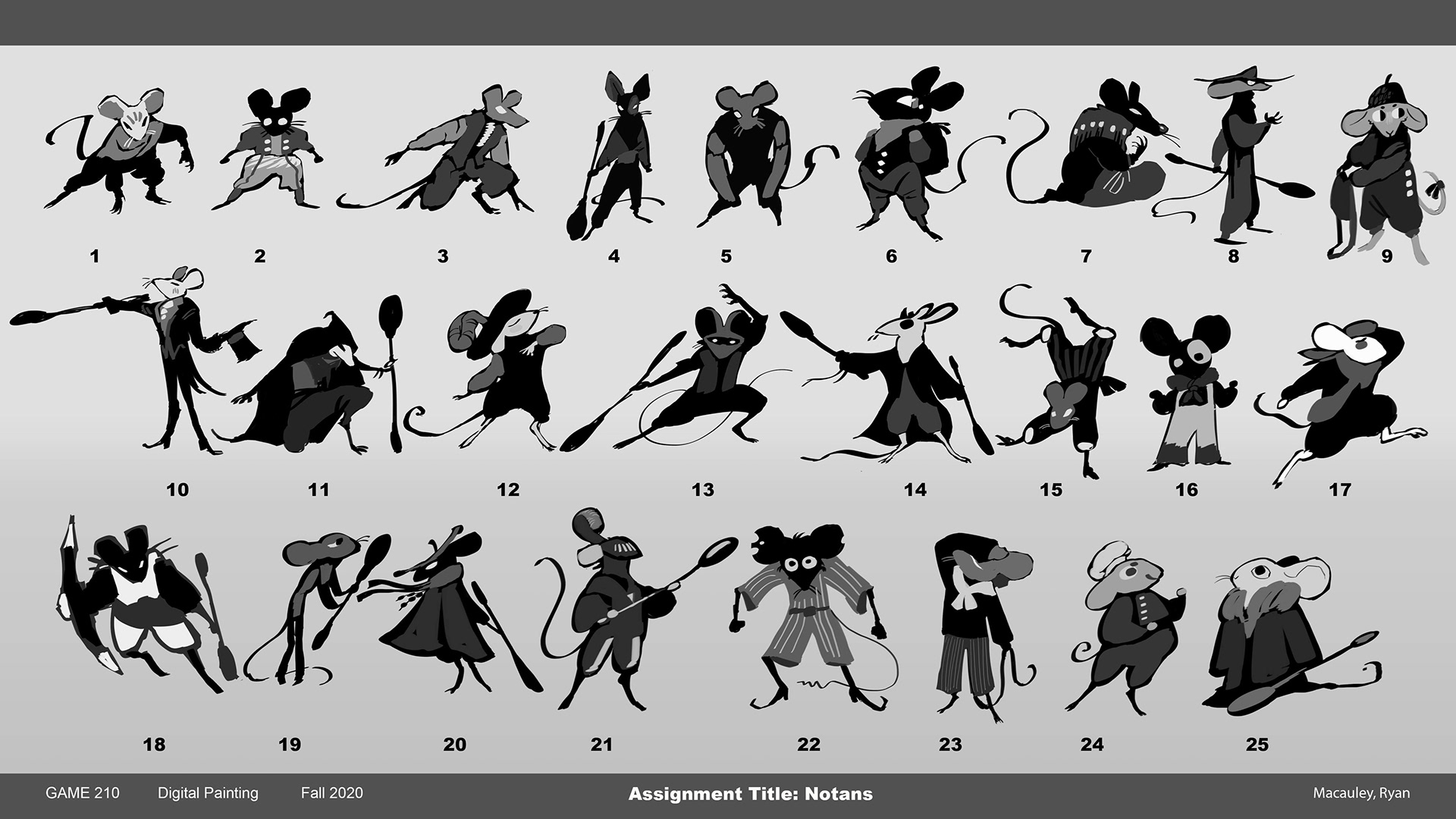 Ryan Macauley Portfolio 2d Character Designs