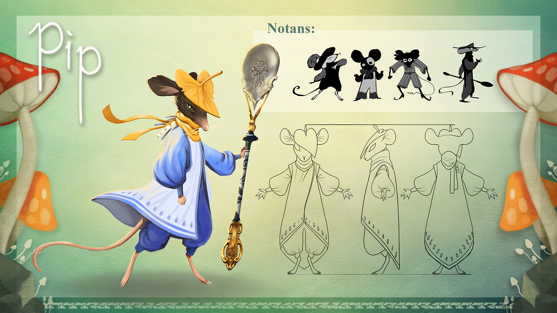 Ryan Macauley Portfolio - Concept Pitch Deck, "Tea Terror"