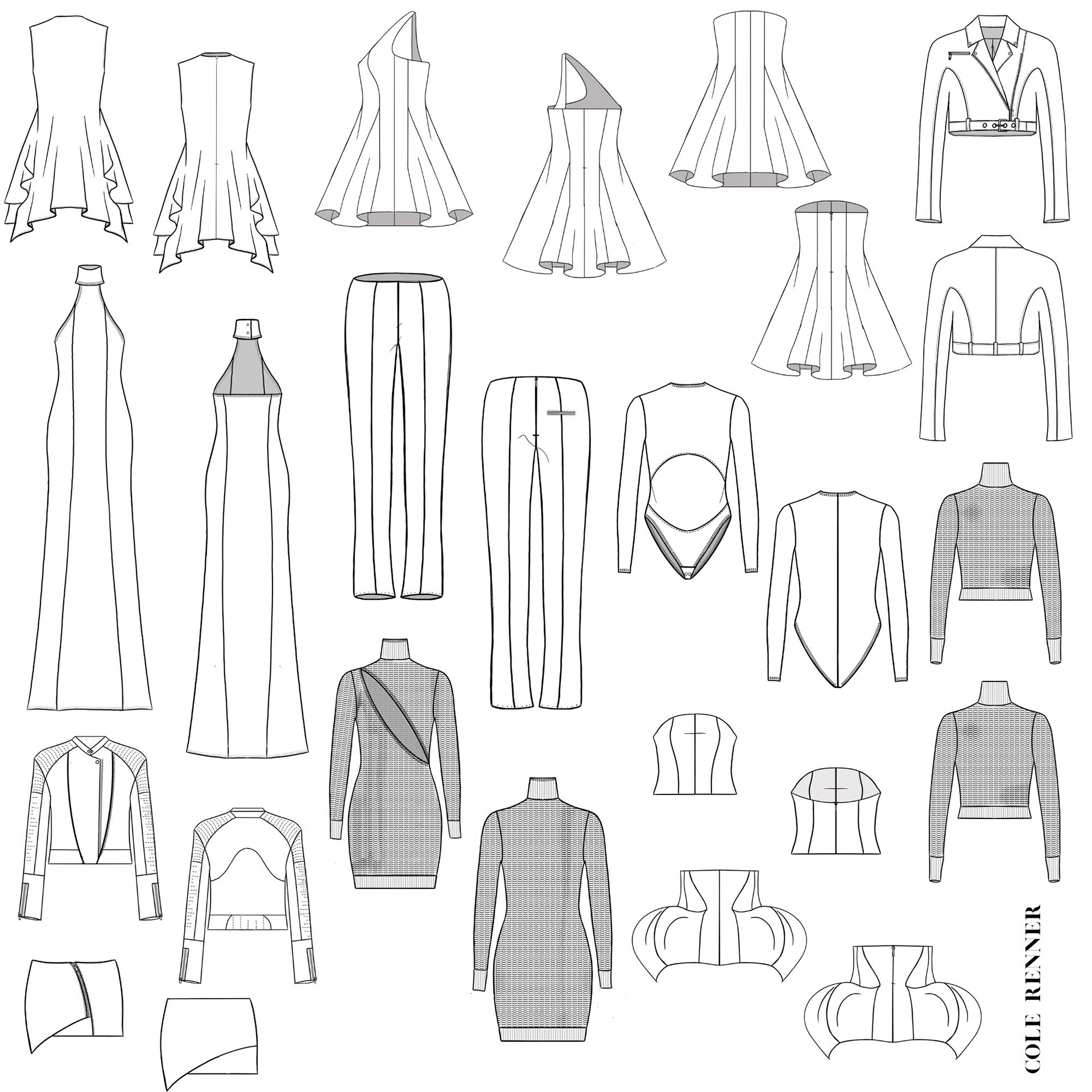 COLE SUDDUTH - Recent Flat Sketches