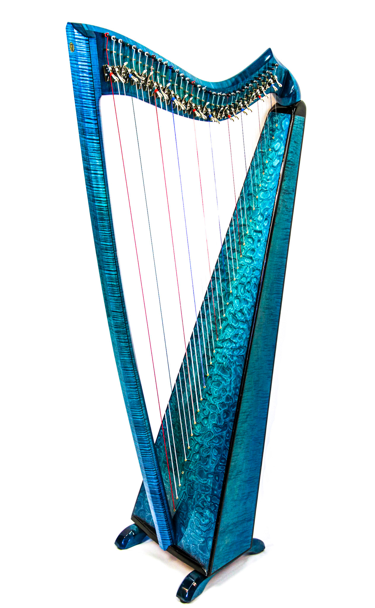 Musicmakers Harp Galleries - Angelite Blue