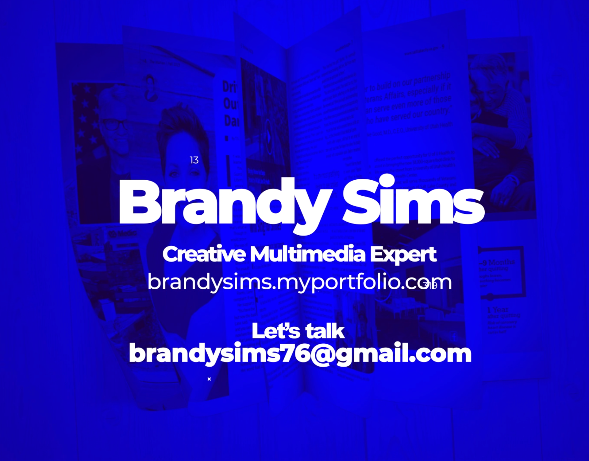 Brandy Sims, Visual Information Specialist