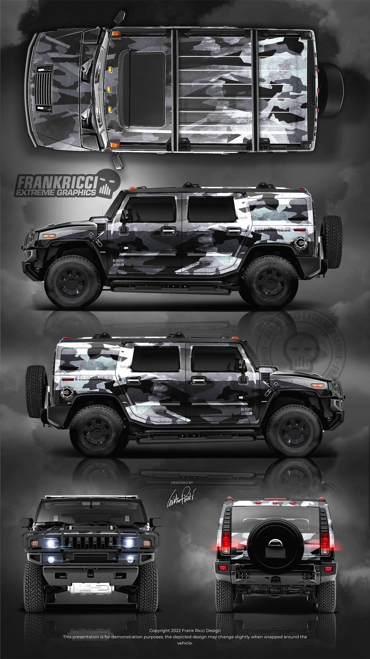 Frank Ricci Design - [Hummer H2] Urban Camo