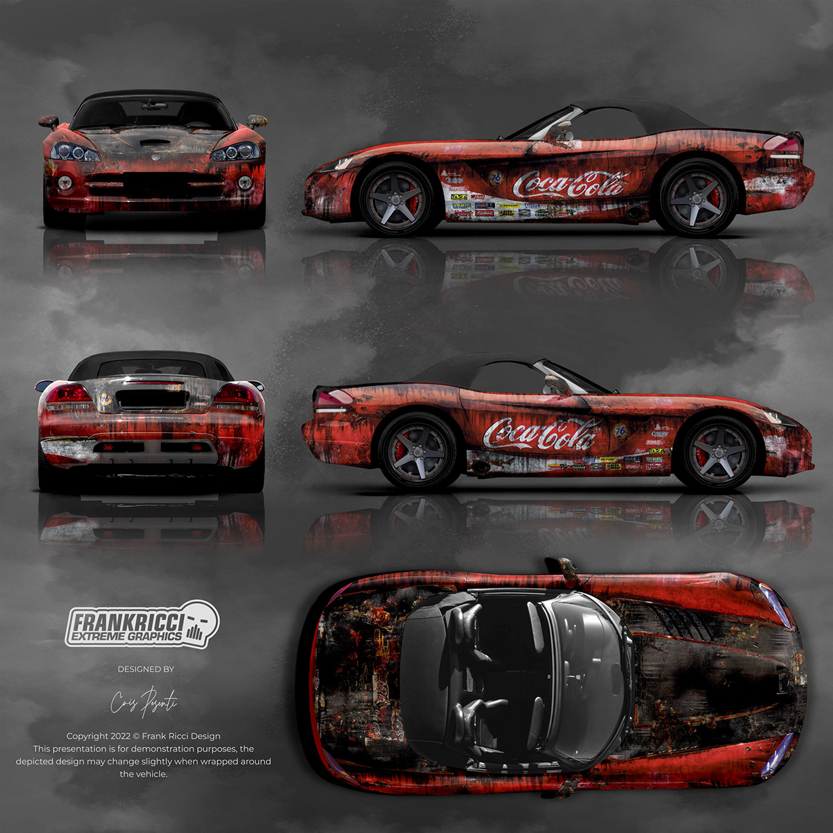 Frank Ricci Design - [Dodge Viper Convertible] - Vintage Coca Cola
