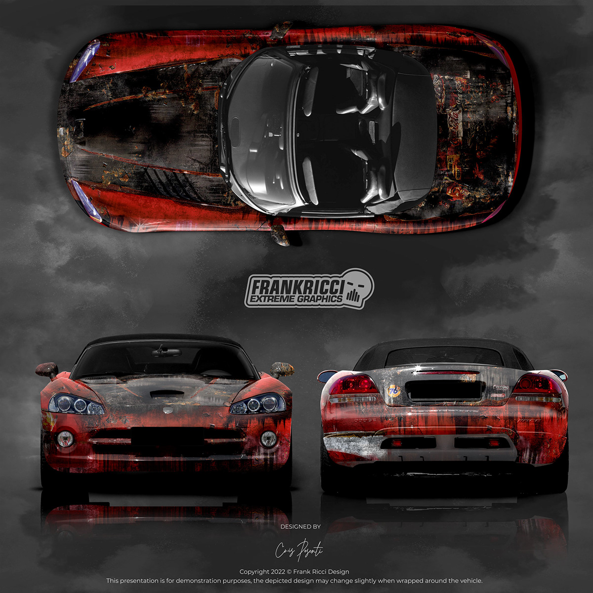Frank Ricci Design - [Dodge Viper Convertible] - Vintage Coca Cola