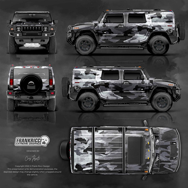 Frank Ricci Design - [Hummer H2] Urban Camo