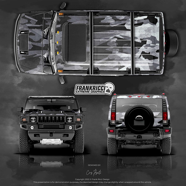 Frank Ricci Design - [Hummer H2] Urban Camo