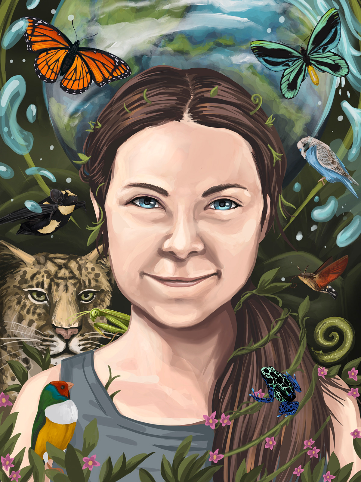 Kelly Stanford - Science Communicator and Artist - Scientist portraits
