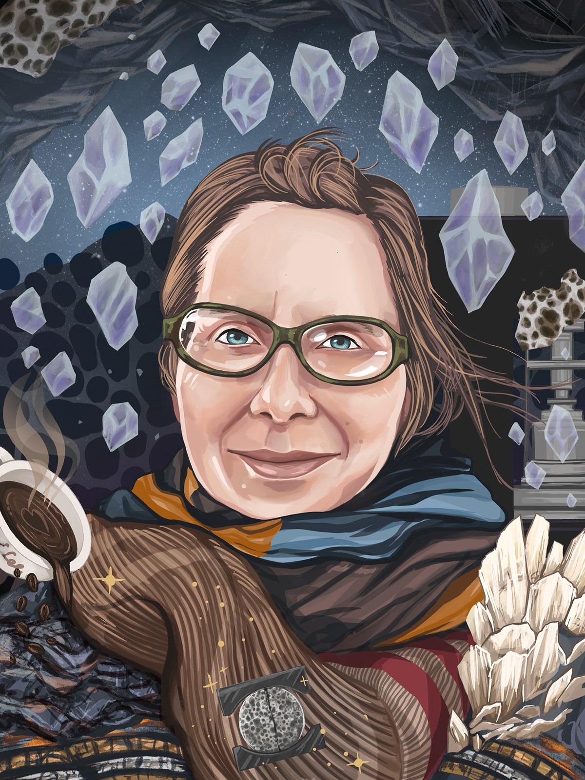 Kelly Stanford - Science Communicator and Artist - Scientist portraits