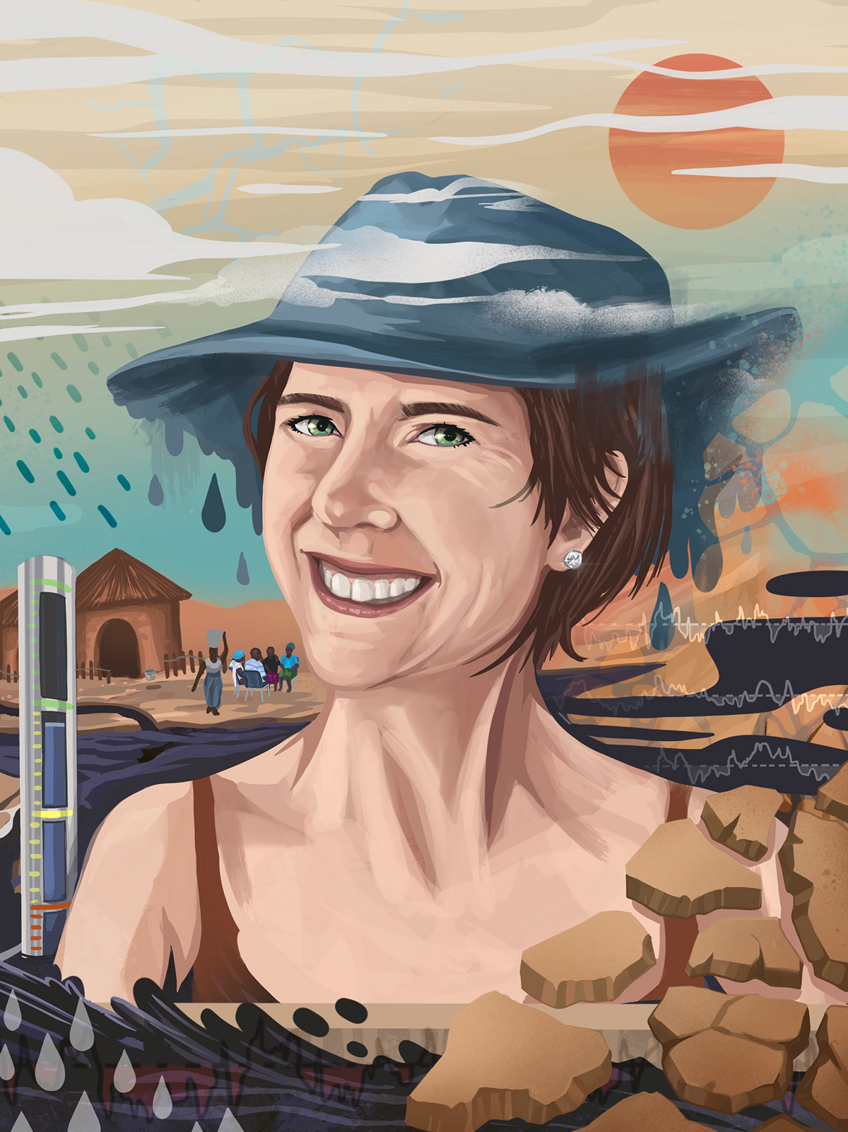 Kelly Stanford - Science Communicator and Artist - Scientist portraits