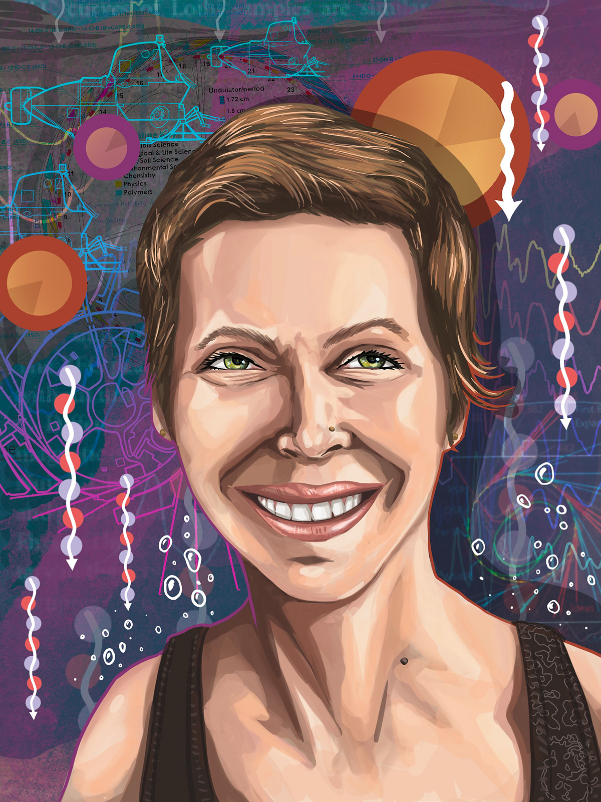 Kelly Stanford - Science Communicator and Artist - Scientist portraits
